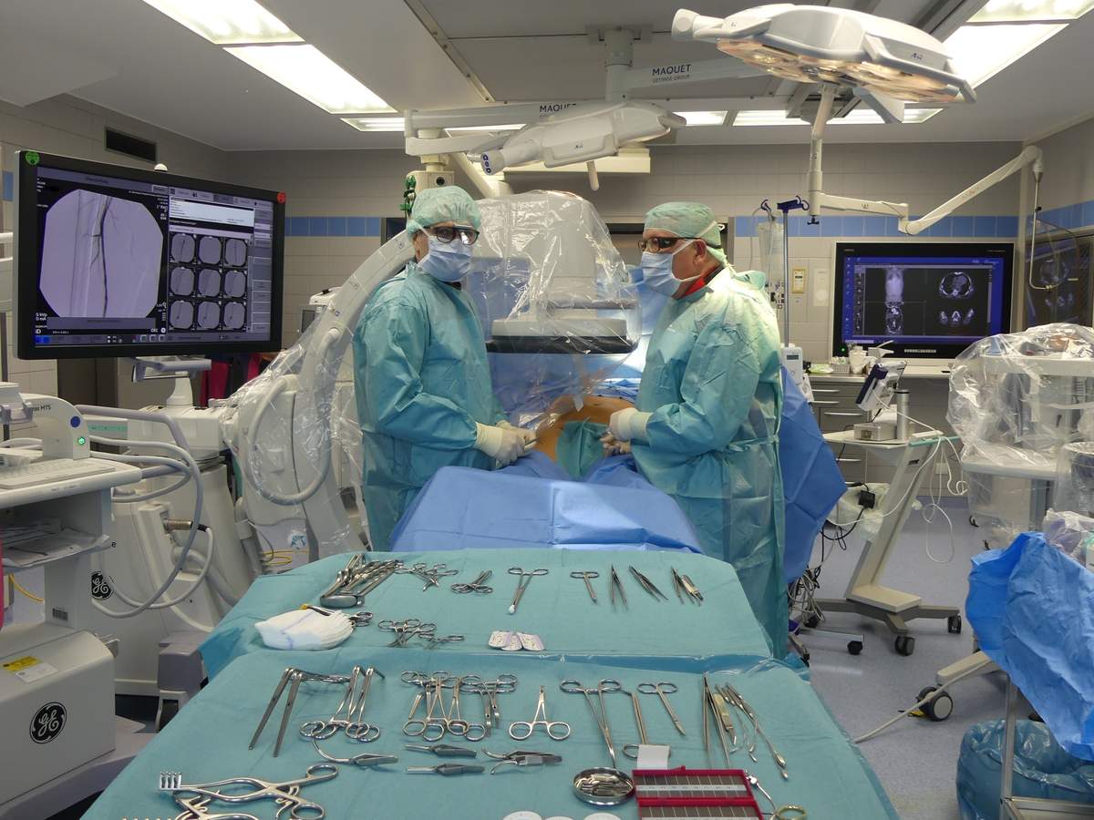 Die "Angio Suite" - modernste Röntgentechnik in der Gefäßchirurgie